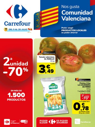 Folleto Carrefour en Valencia del 18/7 - Catálogo y ofertas