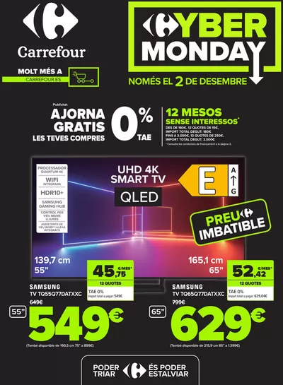 Folleto Carrefour Barcelona ⏵ Catálogo Carrefour del 20/11 hasta el 4/12