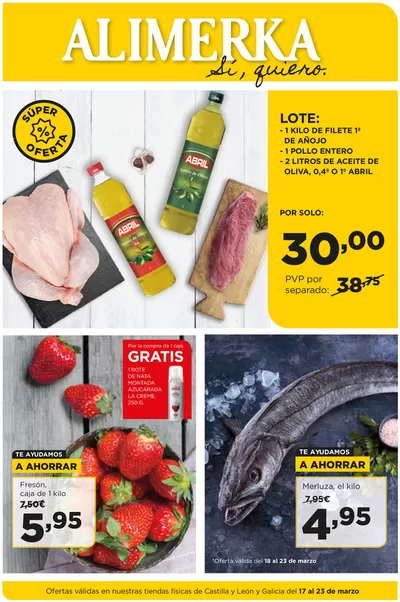 Folleto Alimerka online ⏵ Ofertas del 20/3 hasta el 23/3